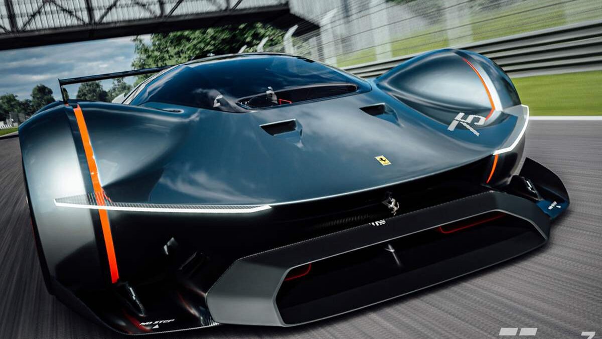 Como é a primeira Ferrari criada para o mundo dos games